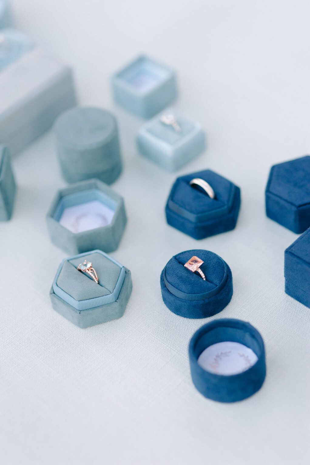 Square Suede Ring Box - The Styling Reserve